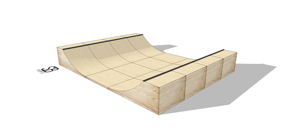 MINIRAMP 75 4 MODULES (WOOD) – SB RAMPS