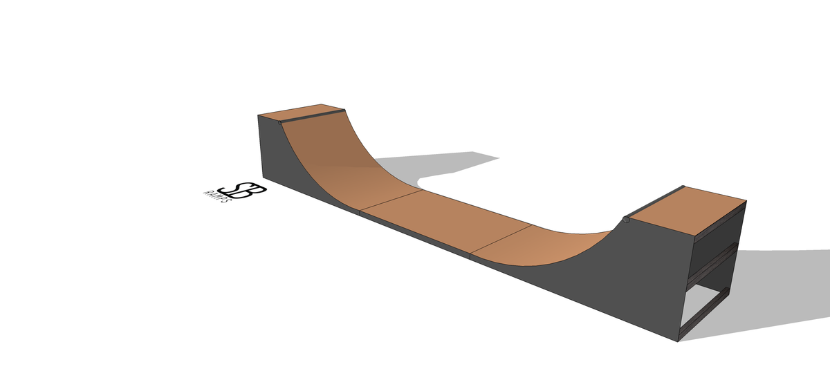 MINIRAMP EXTENSION 100cm High 1 MODULE (WATERPROOF) – SB RAMPS